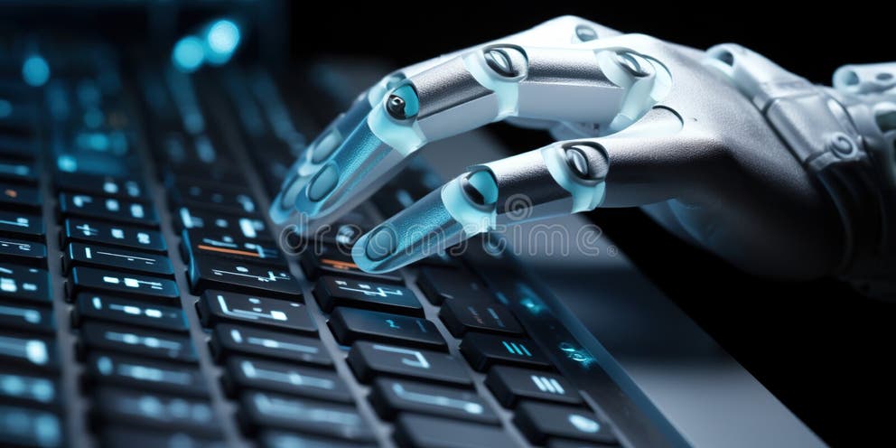 A Robotic Hand Skillfully Presses Keys on a Computer Keyboard ...