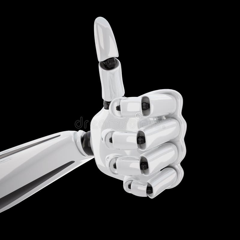 Robotic Hand Gesturing Stock Illustrations – 533 Robotic Hand Gesturing ...