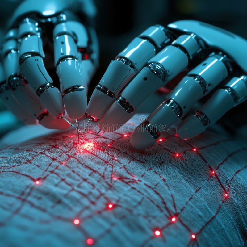 Robotic Hands Using Laser Technology for Precision Fabric Stitching ...