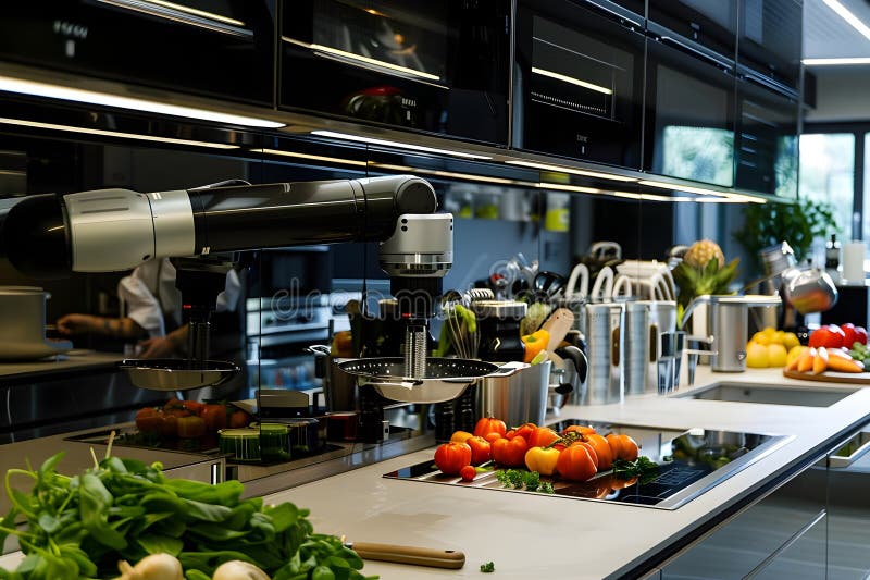 Robotic Kitchen Arm, Automating Food Preparation Tasks with Precision ...