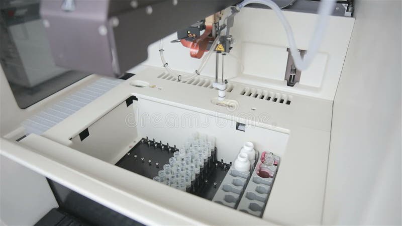 Robotic Laboratory Analysis and Diagnostics of Samples in Test Tubes ...