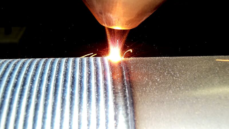 Laser Cladding, Robot Welding Stock Photo - Image of cladding ...