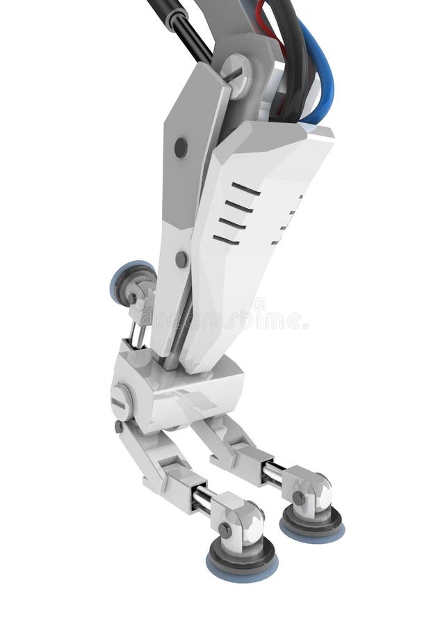 Robotic Leg stock illustration. Illustration of robot - 5123341