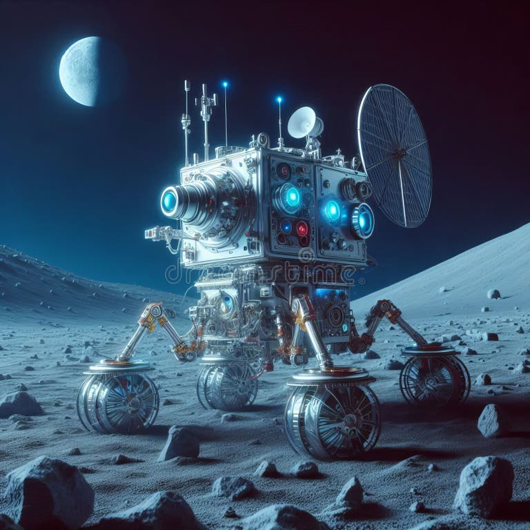 Robotic Lunar Lander an Autonomous Robot Collecting Samples from Stock ...