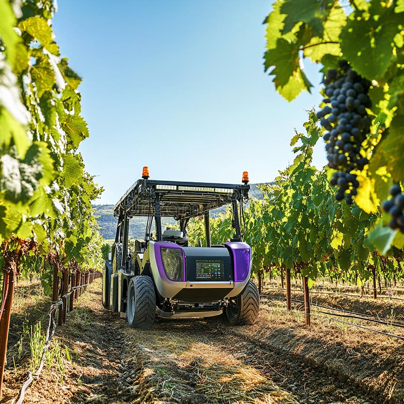 Innovative Vineyard Robot Works in Rows of Grapevines during Daytime ...