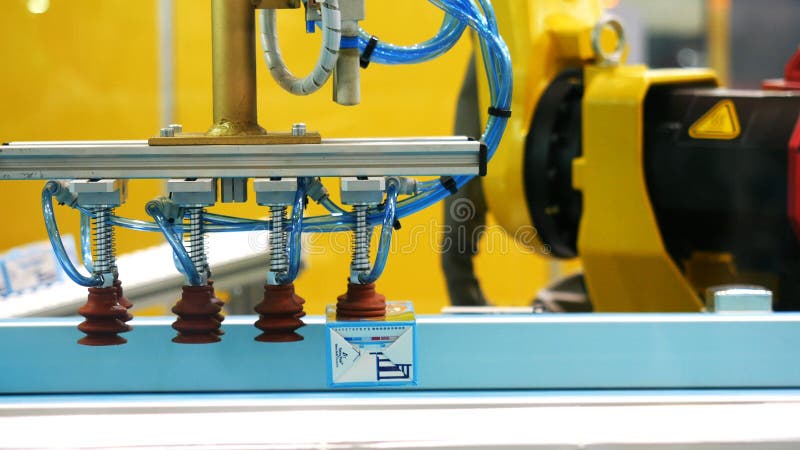 Robotic Sorting System. Media. Gripper On Universal Robot Is Sorting ...