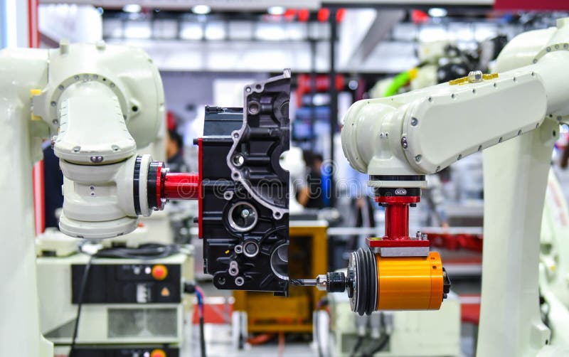 Robotic Machine Vision System in Factory, Industry Robot Concept ... Robotic Machine Vision System in Factory, Industry Robot Concept ...