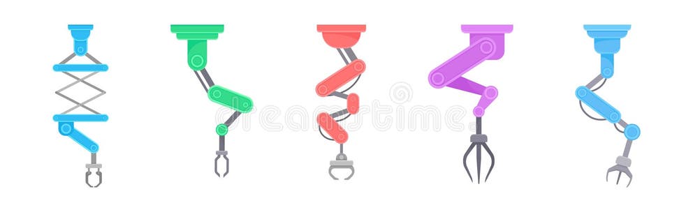 Robotic Mechanical Programmable Arm with Joints for Industrial Assembly ...