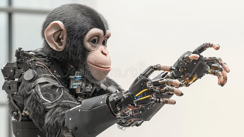 A Robotic Monkey Showcases Advanced Technology with Mechanical Limbs ...
