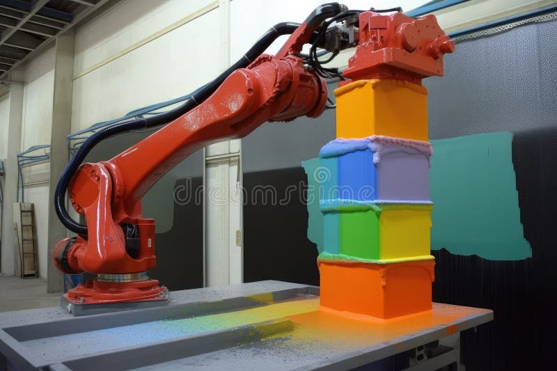 Robotic Painting System Applying Multicolored Coatings To Complex ...