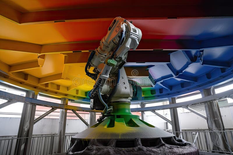 Robotic Painting System Applying Multicolored Coatings To Complex ...
