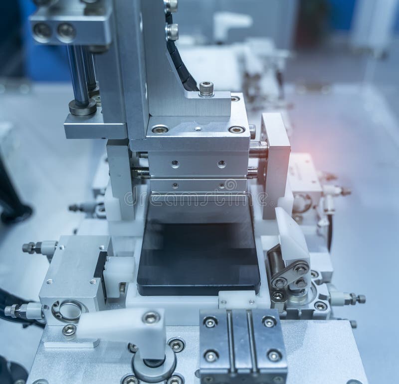 Robotic Pneumatic Input To Robot Handle Grip Handle Stock Photo - Image ...