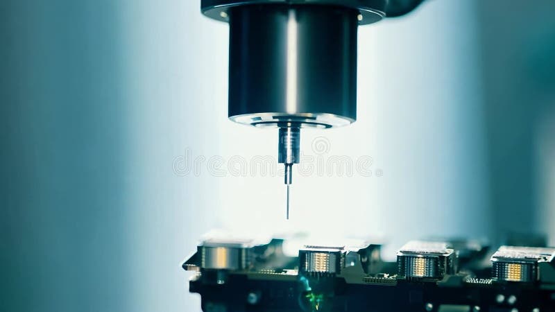 Robotic Precision Cutting Machine in Factory Uses Technology for ...