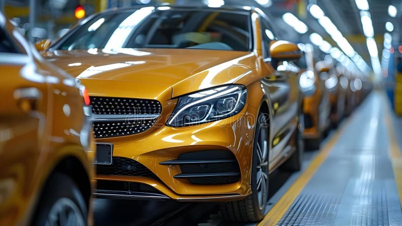 Robotic Precision: the Rhythm of Automated Car Assembly. Concept ...