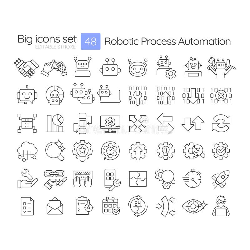 Robotic Process Icons Stock Illustrations – 2,196 Robotic Process Icons Stock Illustrations ...