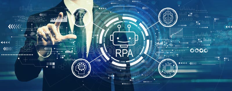 Process Automation Rpa Dark Background Stock Photos - Free & Royalty ...