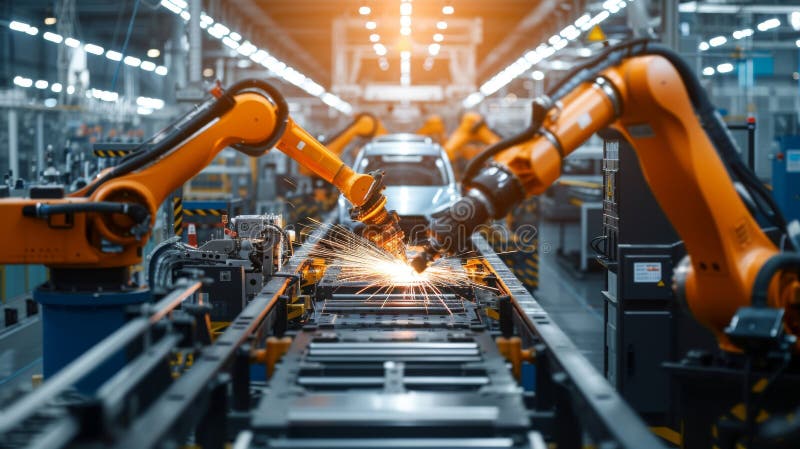 Robotic Production Process of Car Components Monitored by Manufacturing ...