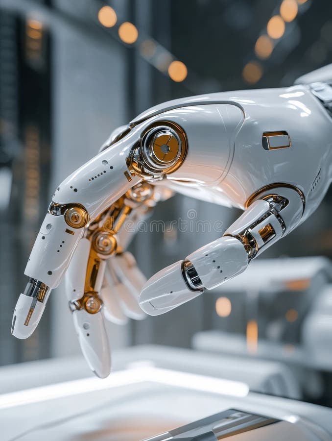 The Robotic Prosthetic Hand Demonstrates Precision As it Securely Grips ...