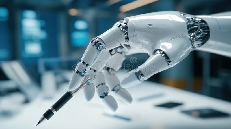 A Robotic Prosthetic Hand Demonstrates Precision by Grasping a Pen in a ...