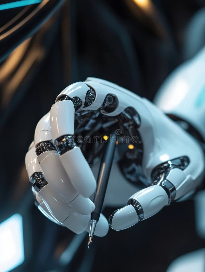 The Robotic Prosthetic Hand Expertly Holds a Pen, Showcasing Advanced ...