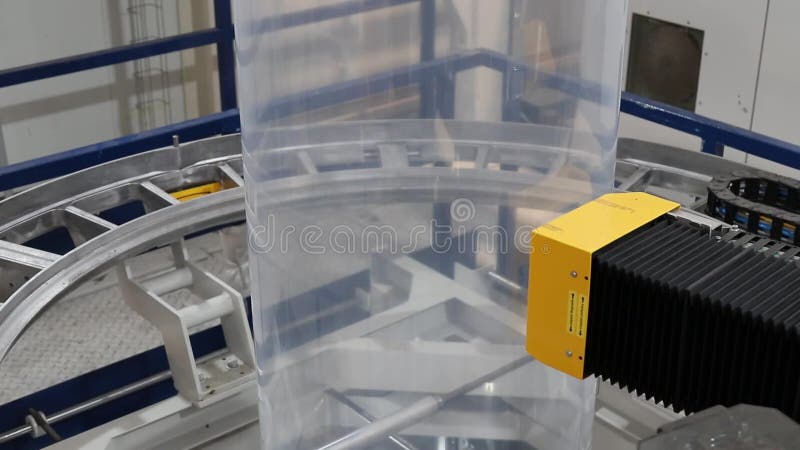 Robotic Quality Control Unit Plastic Extruder Stock Footage & Videos ...