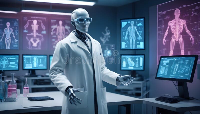 Robotic Researchers in Advanced AI-Driven Labs of the Future ...