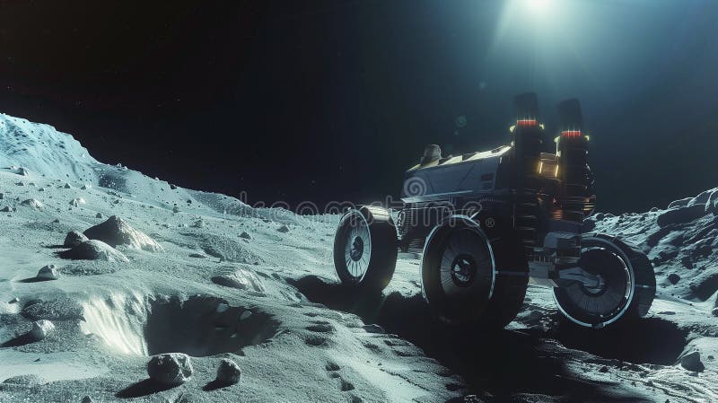 Robotic Rover Works on Asteroid Regolith Extraction in a Lunar ...