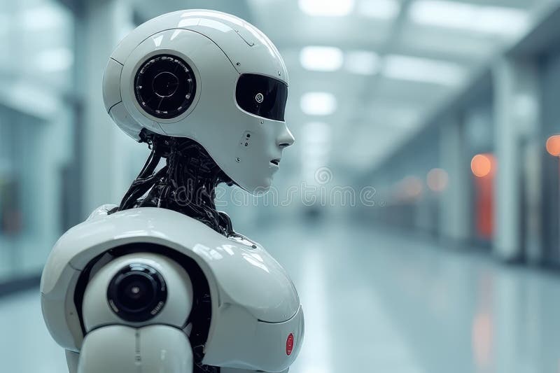 Robotic Sensor Enhancement stock illustration. Illustration of ...