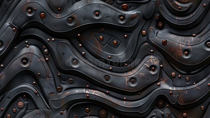 Robotic Skin Pattern for Sci-Fi Backgrounds Generative AI Stock ...