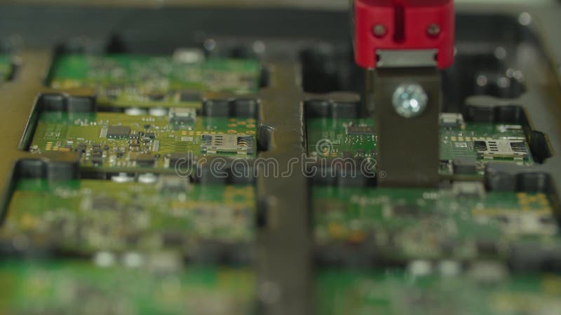 Robotic Sorting System. Robotic Arm Robot is Sorting Details in Smart ...