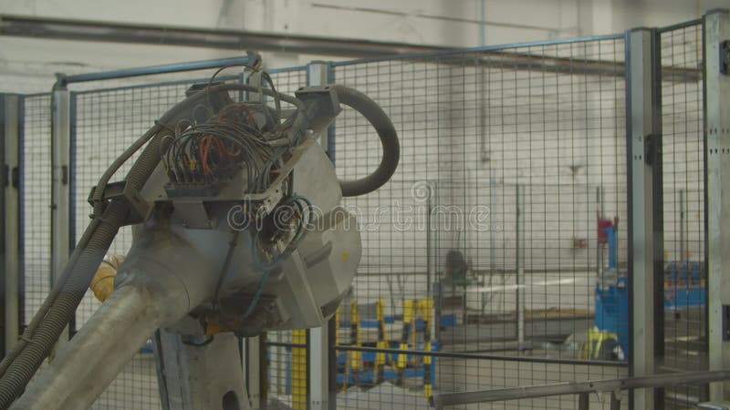 Robotic Sorting System. Robotic Arm Robot is Sorting Details in Smart ...