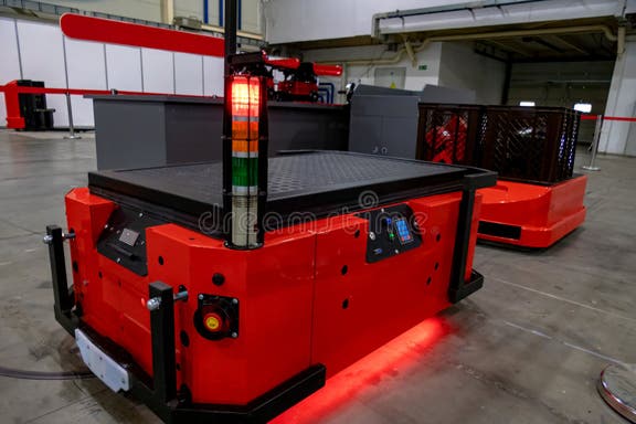 Robotic Sorting System for Sorting Cargo Stock Image - Image of vision ...