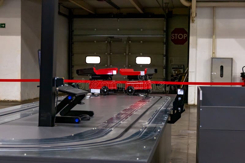 Robotic Sorting System For Sorting Cargo Stock Image Image Of Sorting Handling 299873443