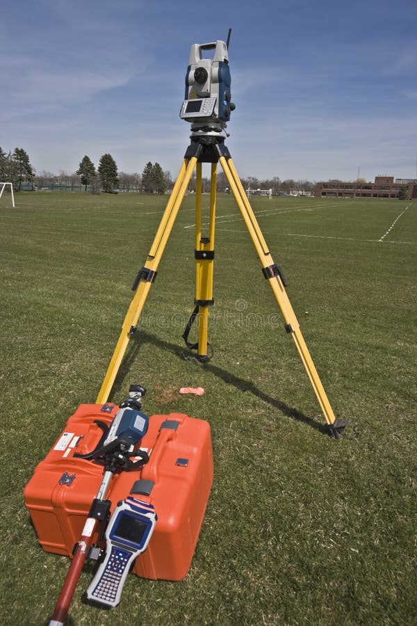 Robotic station stock photo. Image of equipment, surveying - 7485750
