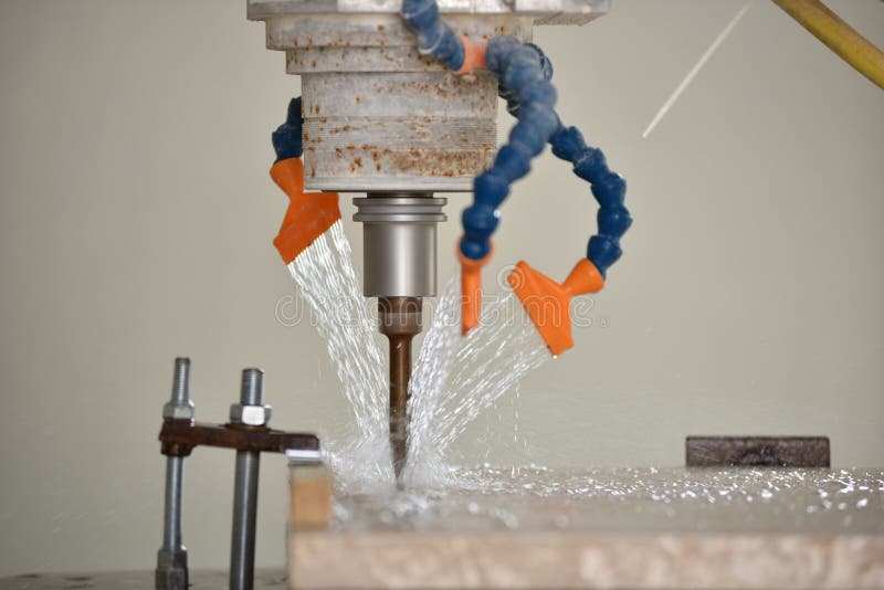 Robotic Stone Milling Machine Stock Photo - Image of automatic ...