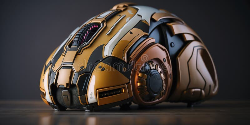 Robotic Style Gaming Mouse, Stock Illustration - Illustration of ...