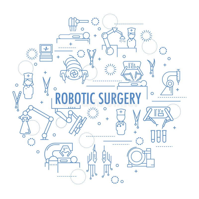 Surgery Future Linear Template Design Stock Illustrations – 8 Surgery ...