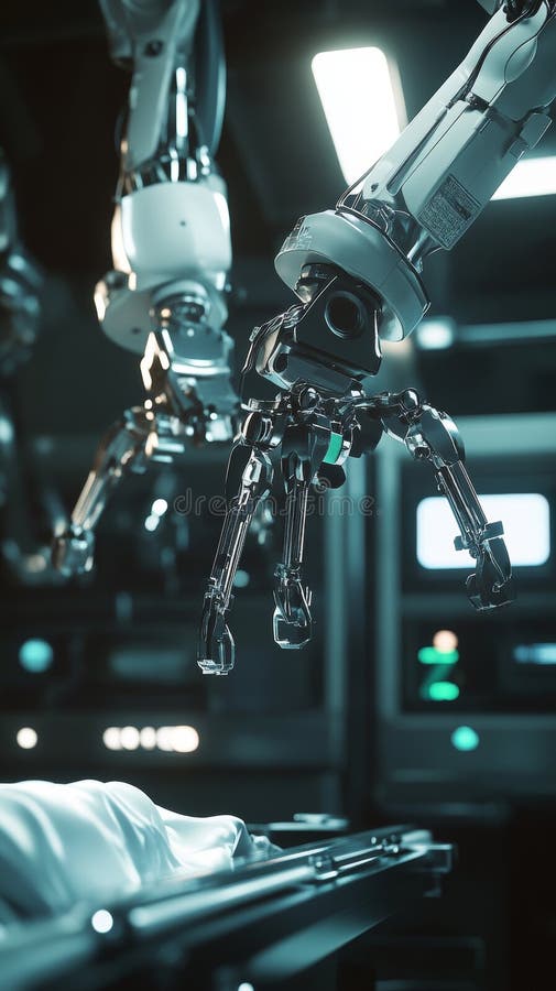 Robotic Surgical Arm Operating High Tech Facility Stock Photos - Free ...