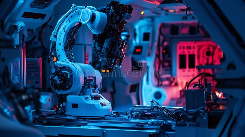 Robotic Surgical System Demonstrating Advanced Technology in a Modern ...