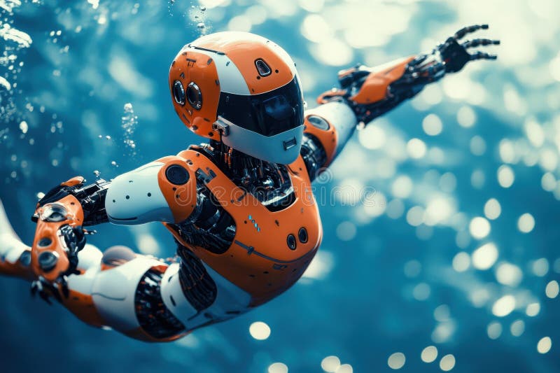 Robotic Swimmer Exploring Underwater Environment during Bright Daylight ...