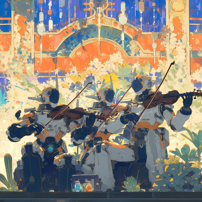 Robotic Symphony Stock Illustrations – 247 Robotic Symphony Stock ...