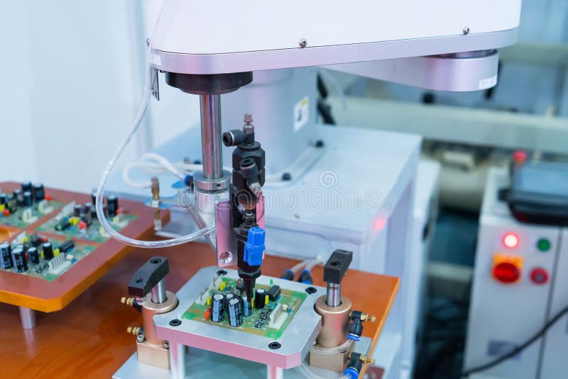 Robotic System for Automatic Checking Stock Image - Image of dynamics ...