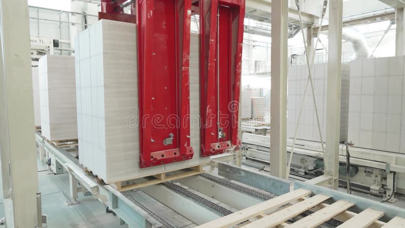 A Robotic System for Moving Metal Pallets Stock Video - Video of ...