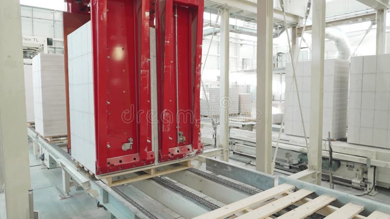 A Robotic System for Moving Metal Pallets Stock Video - Video of ...