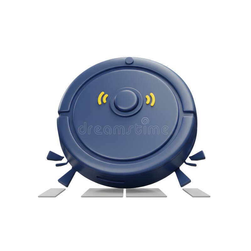 Robotic Vacuum Cleaner Cleaning Modern Home Smart Technology Wireless ...
