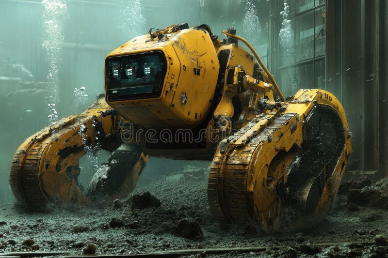 Robotic Exploration Vehicle Navigating Underwater Environment in an ...