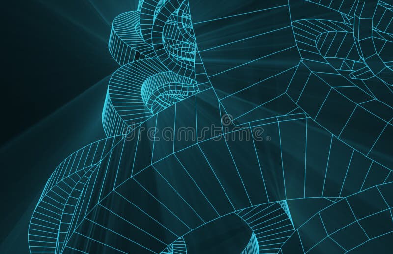 Robotic Wire Mesh Background Stock Illustration - Illustration of ...