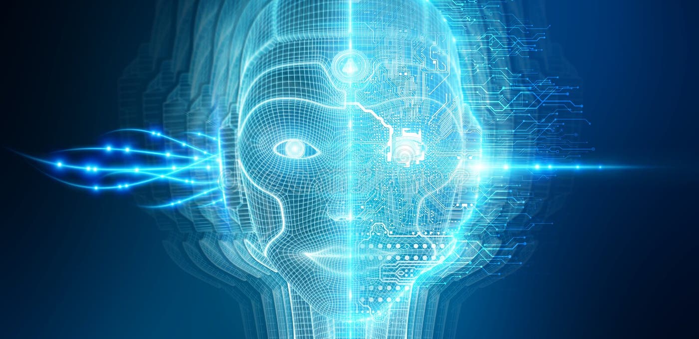 Cyborg Face Stock Illustrations – 32,956 Cyborg Face Stock ...