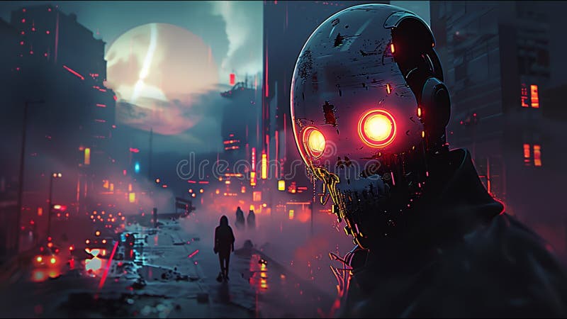 Robotic Zombie Post Modern Apocalypse Hellscape Brave New World 1984 ...