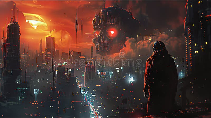 Robotic Zombie Post Modern Apocalypse Hellscape Brave New World 1984 ...